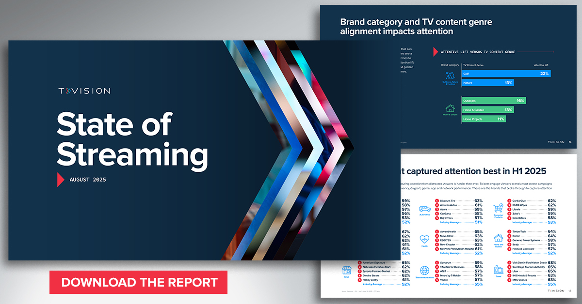 New Report: TVision's State of Streaming August 2025